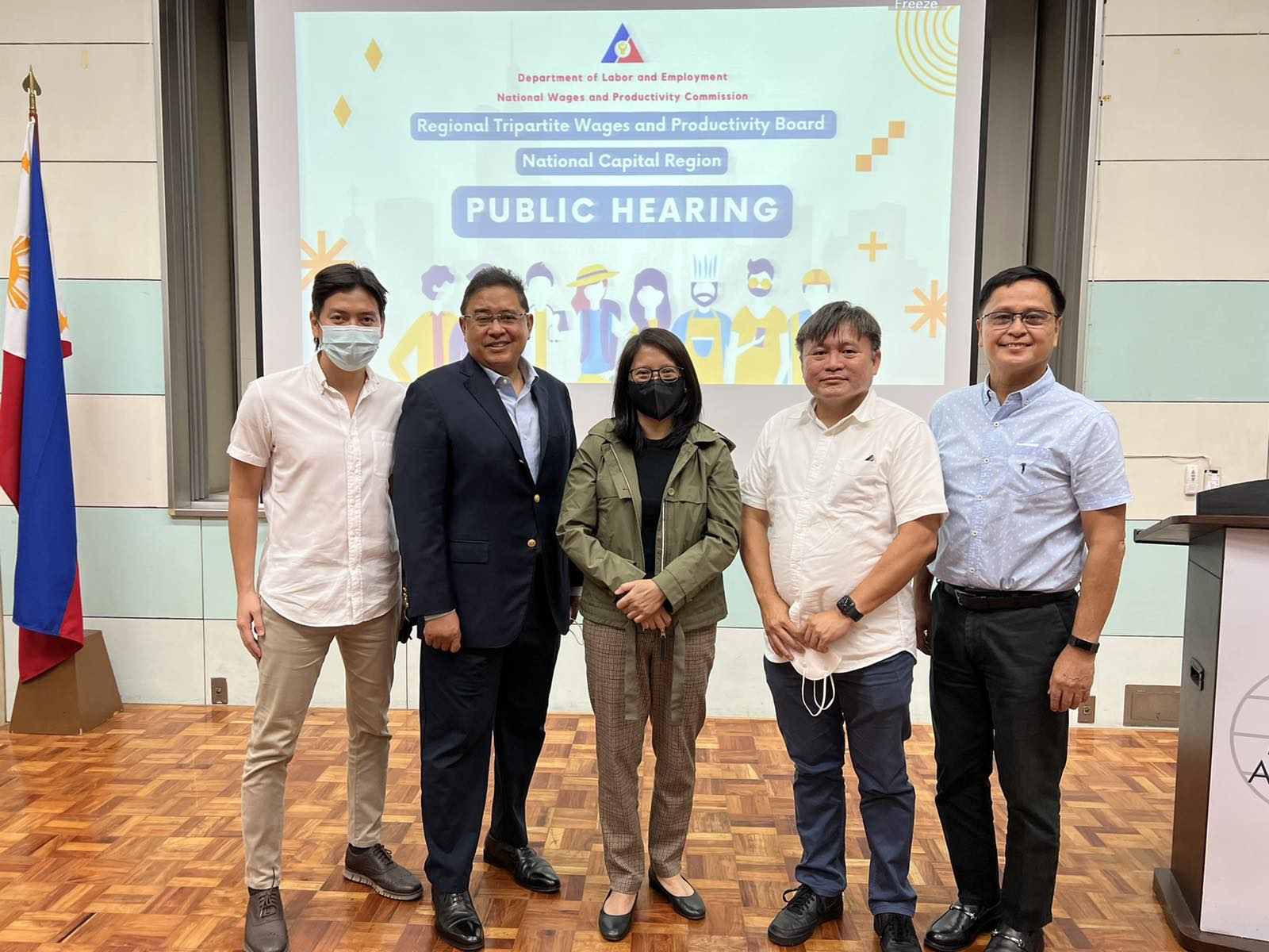 Public Hearing on the Wage Issue attended by PALSCON Secretary General ...